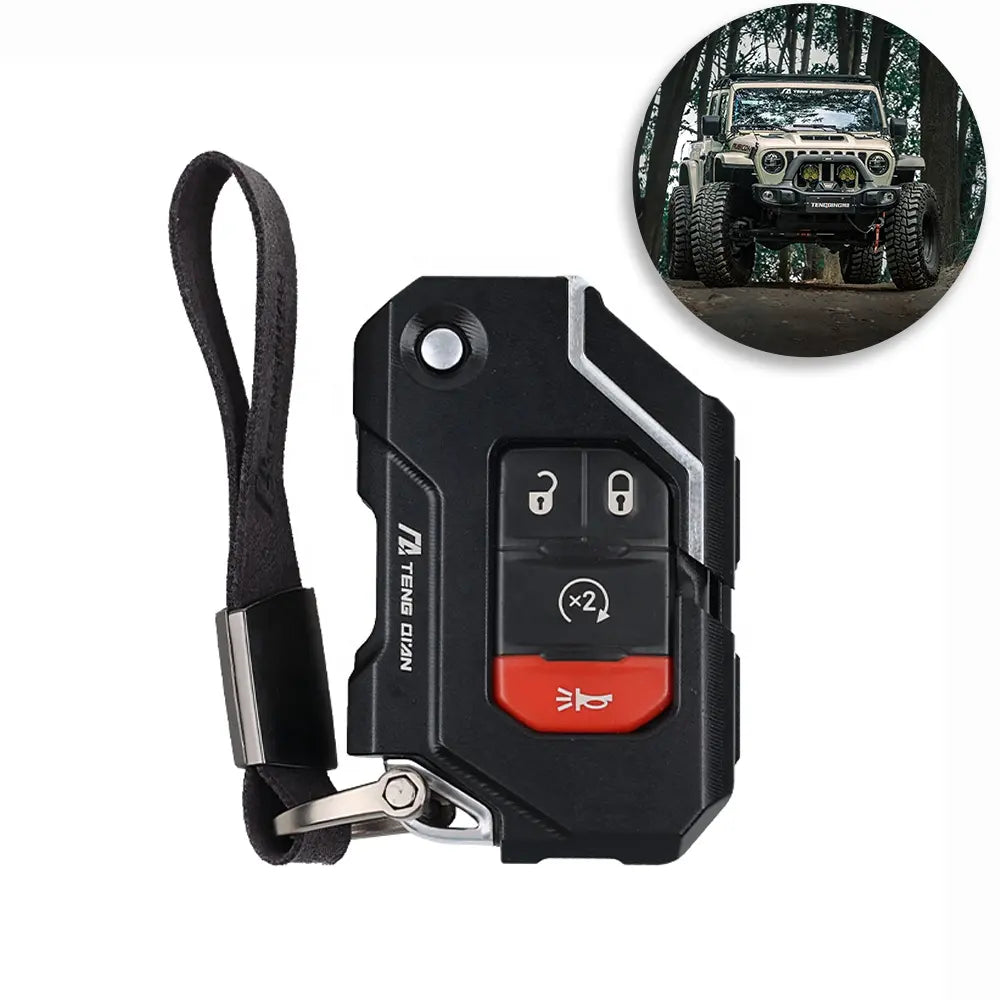FOR Jeep Wrangler JL Gladiator JT Key Fob Cover – Turnkeen